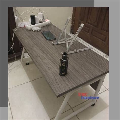 Lesehan Computer Table Laptop Table Iron Leg Table Shopee Malaysia