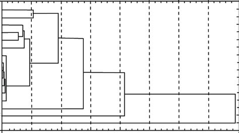 cluster analysis based on species abundance using euclidean distance