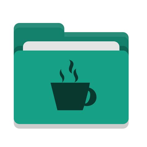 Folder Teal Java Files And Folders Icons