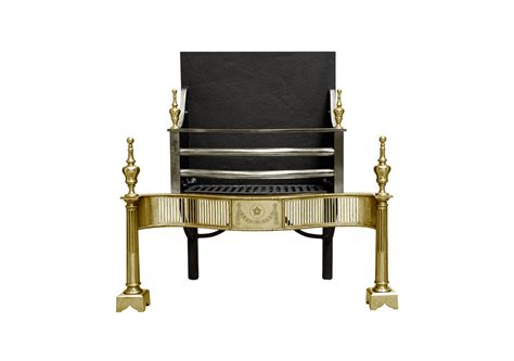 Chesney Syon Brass Fire Basket Quality Fireplaces
