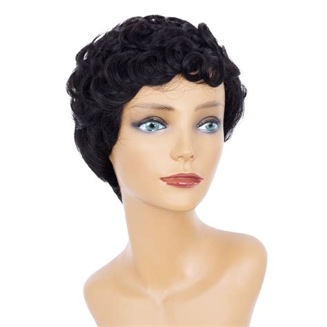 Factory Price Wholesale High Quality Human Hair Short Pixie Cut Bob Wig