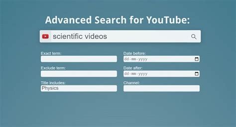 Free Youtube Advanced Search Tool To Finds Videos Within Date Range