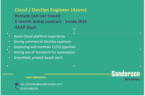 Lee Johnston On Linkedin Devops Devopsengineer Devopsjobs Azure Azurejobs Azurecloud