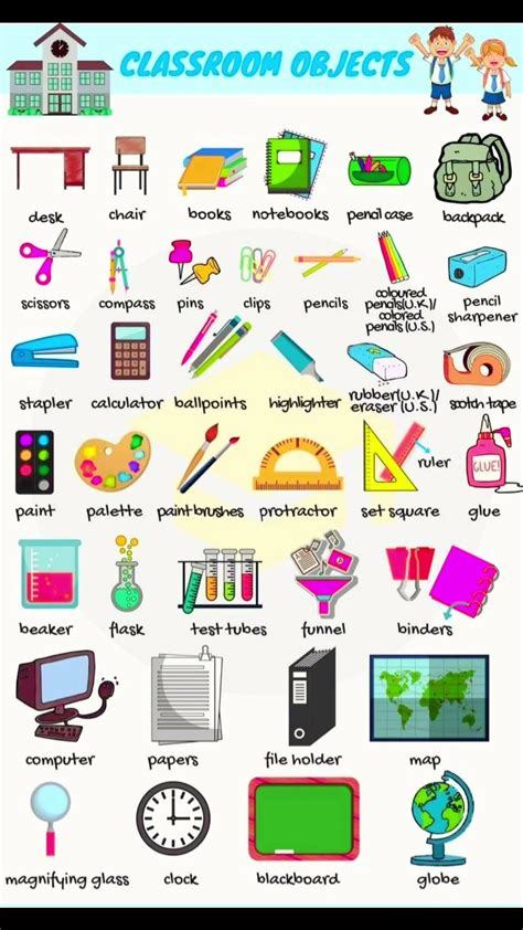 Classroom Objects Youtube