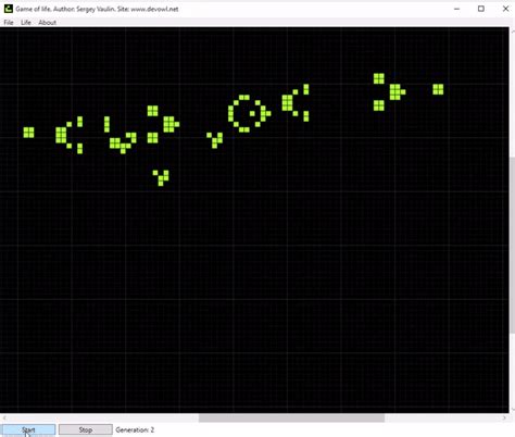 C Разработка Симулятор игры Жизнь Game Of Life на Wpf