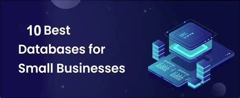 10 best databases for small businesses
