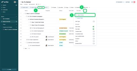 Adding Custom Fields To Folders Projects Or Spaces Wrike Help Center