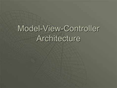 MVC Architecture In Software Programming For Interactive Apps PPT