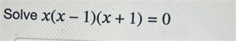 Solved Solve Xx 1x10