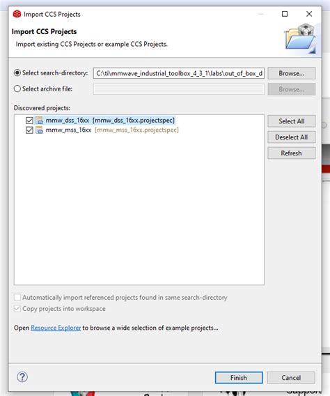 Faq Ccsawr1642boost Cannot Load Out Of Box Demo From Industrial Toolbox In Resource Explorer