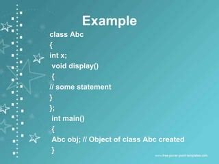 Class And Object In C PPT