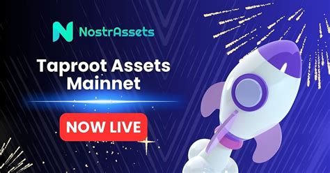 [announcement] Unlocking Lightningfi Taproot Assets Go Live On Nostrassets Mainnet