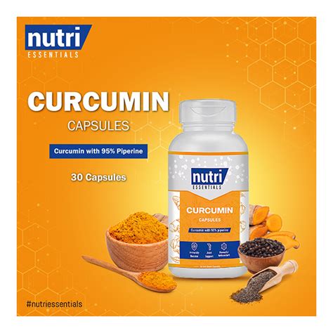 Buy Nutri Essentials Curcumin Capsule 30s Online At Best Price Herbal Extracts