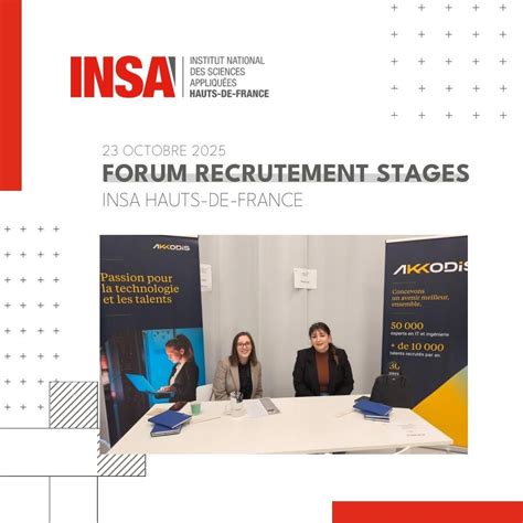 Insa Opportunités Entreprise Relationsecoles Recrutement Forum Emploi Akkodis Carrière