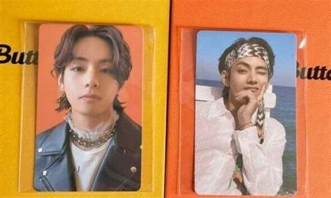 Bts Butter Official Photo Card Cream And Peaches Photo Card V Taehyung