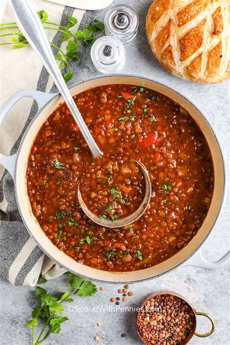 Homemade Soup Lentil At Jake Town Blog