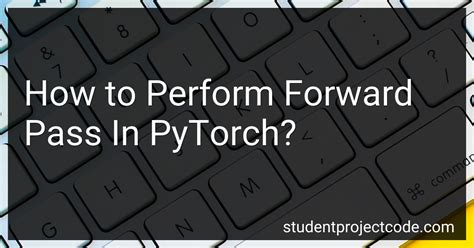 How To Perform Forward Pass In Pytorch In 2025