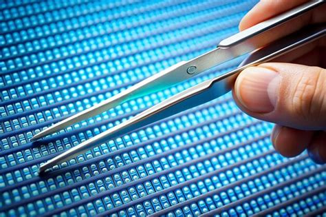 Careful Handling Password Tweezers And Binary Code Premium Ai