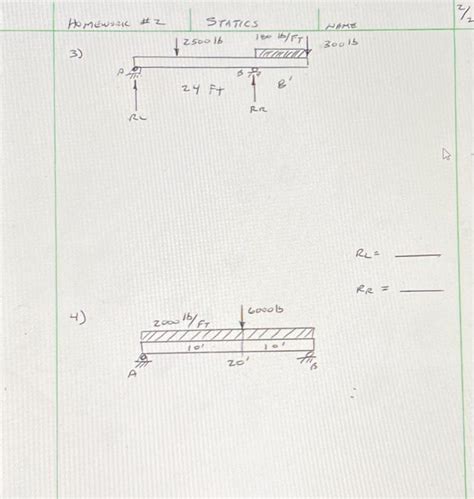 solved homework 2 reactionsfind rr and rl