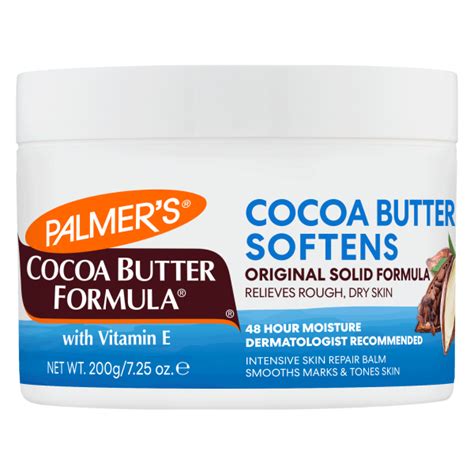 Cocoa Butter Softens Original Solid Formula Jar
