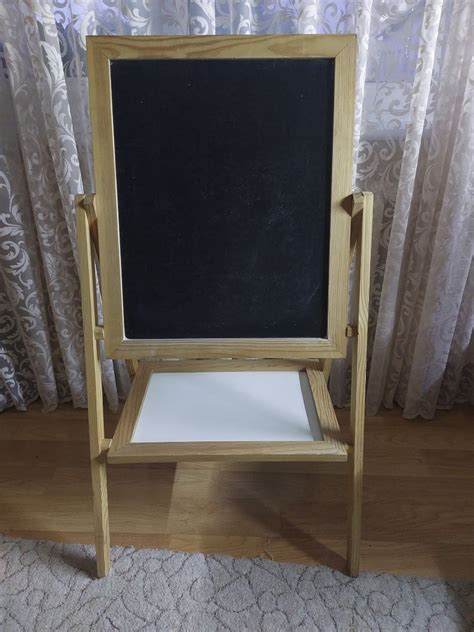 Мольберт деревяний з дошкою для крейди та підставкою 500 грн Набори для творчості Дніпро на Olx