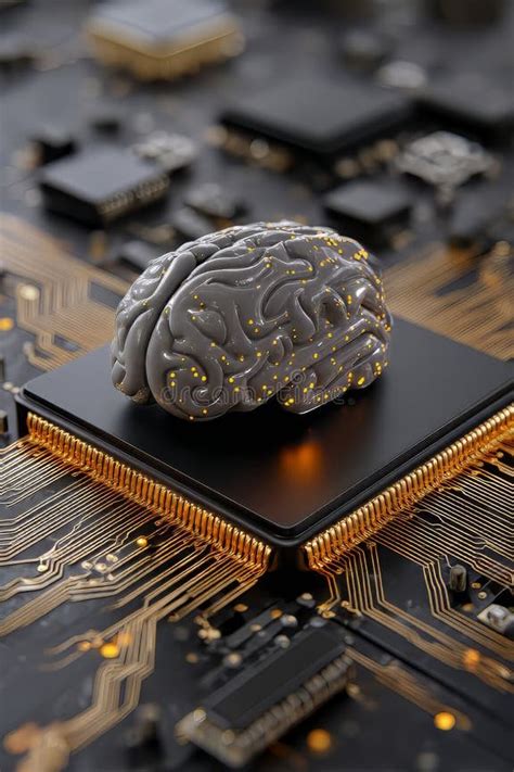 Exploring The Intersection Of Technology And Intelligence The Brain And Circuit Board Concept