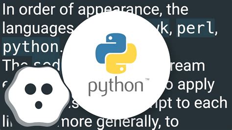 What Are The Differences Between Perl Python Awk And Sed Youtube