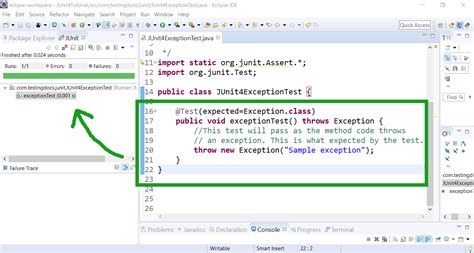 Testing Exceptions In Junit Testingdocs