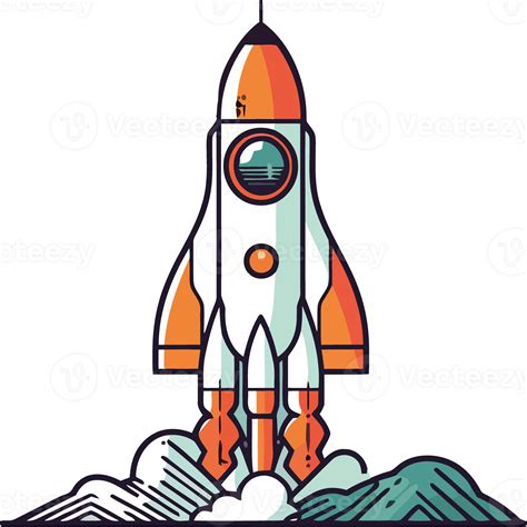 Rocket Space Ship Illustration 49029234 Png