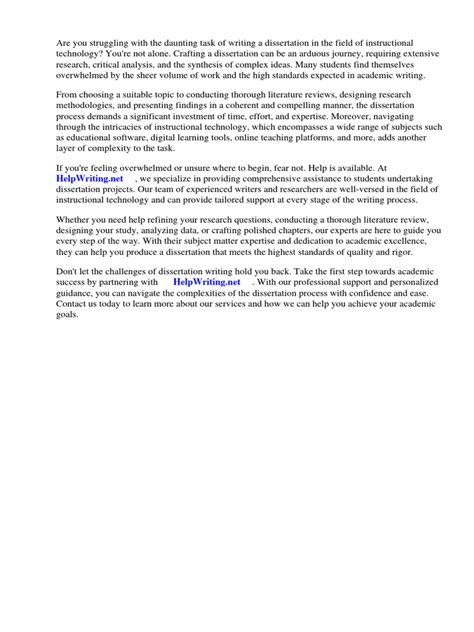 Instructional Technology Dissertation Topics Pdf Instructional Technology Dissertation Topics Pdf