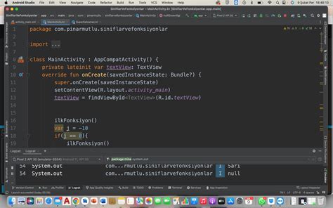 Android Studio Unresolved reference editText ve textView Hatası aliyorum Kotlin YazBel forumu