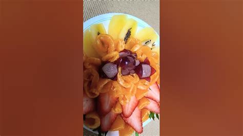 과일 예쁘게 깍기 과일 예쁘게 접시에 담기 Youtube