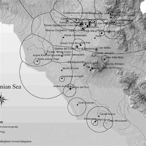 6a Latium Vetus Multiplicatively Weighted Voronoi Diagrams Recent Download Scientific