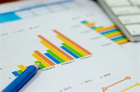 Premium Photo Business Finance Graphs