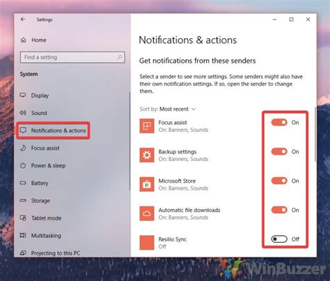 how to turn off notifications in windows 10 or just disable the noise
