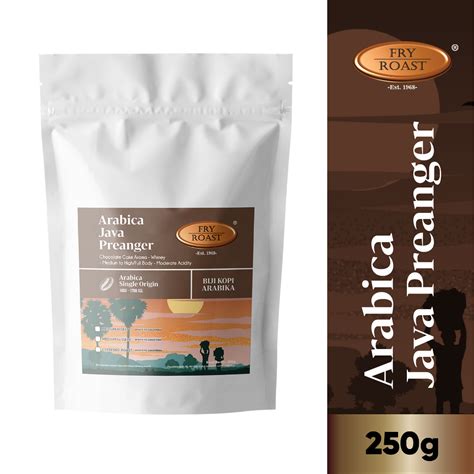Java Preanger Arabika Coffee 250 Gram Seeds Fruit Shopee Malaysia