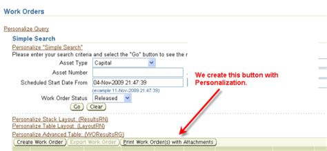 Oa Framework Personalization Modifying The Submit Request Train Str
