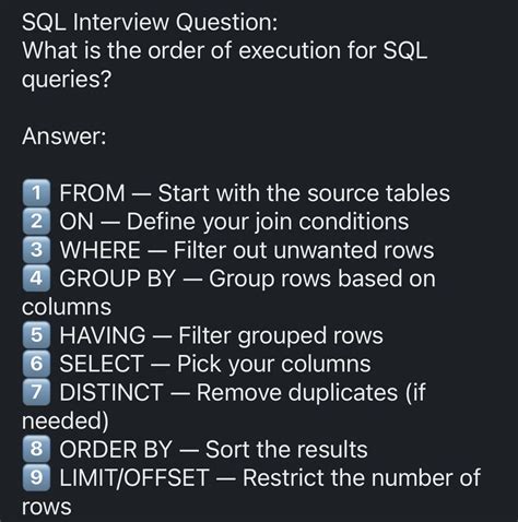 Learn It A Bit On Linkedin Sql Jobswitch Interview Dataengineer Dataengineering