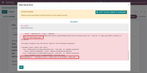 Error Auth Microsoft Outlook Incoming Imap · Issue 122625 · Odooodoo · Github