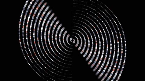 Hypnotic Beautiful Abstract Animation Of Rotating 3d Multicolored Spirals On Black Background