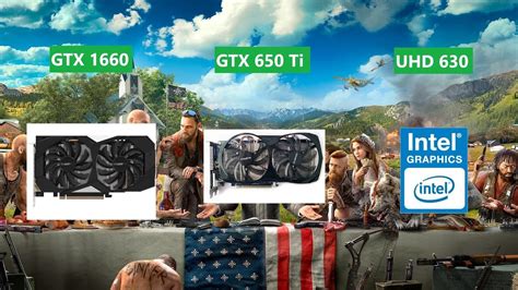 Gtx 1660 Vs Gtx 650 Ti Vs Intel Uhd 630 Youtube