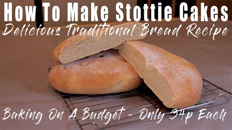 How To Make Stottie Cakes Simple Traditional Homemade Bread Recipe Only 34p Each Youtube