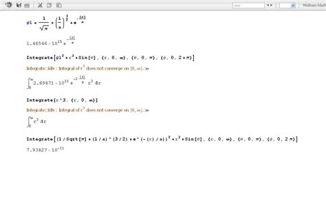 working with mathematica when an integral wont evaluate for physical