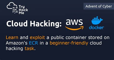 Day 18 Of Advent Of Cyber Is Live 🌩️ Cloud Hacking Exploit A Container Stored On Aws Ecr 🎄