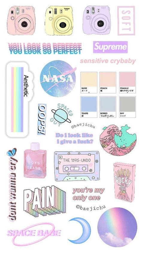 Preppy Stickers Cute Laptop Stickers Kawaii Stickers Cool Stickers Printable Stickers Free