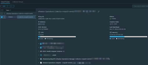 Aria Suite Lifecycle Aria Operations Migrating Remote Collectors