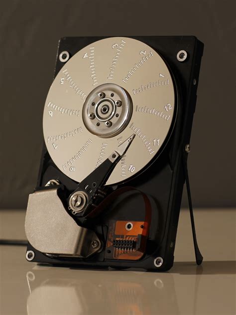 Gallery Hard Disk Drive Analog And Digital Clock Hackaday Io