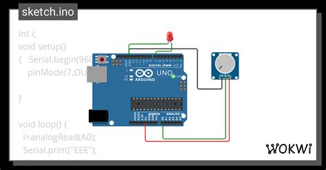 Potentiometer Led Copy Wokwi Esp32 Stm32 Arduino Simulator
