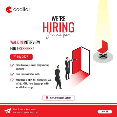 Sooraj T K On Linkedin Codilar Is Hiring