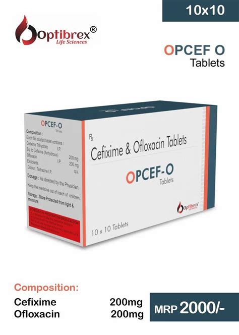 Cefixime Ofloxacin Tablet At ₹ 2000box Cefixime Ofloxacin Tablets In Panchkula Id